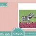 Zebra Printable POSTER, Original Design, Children Room, Poster Art ...