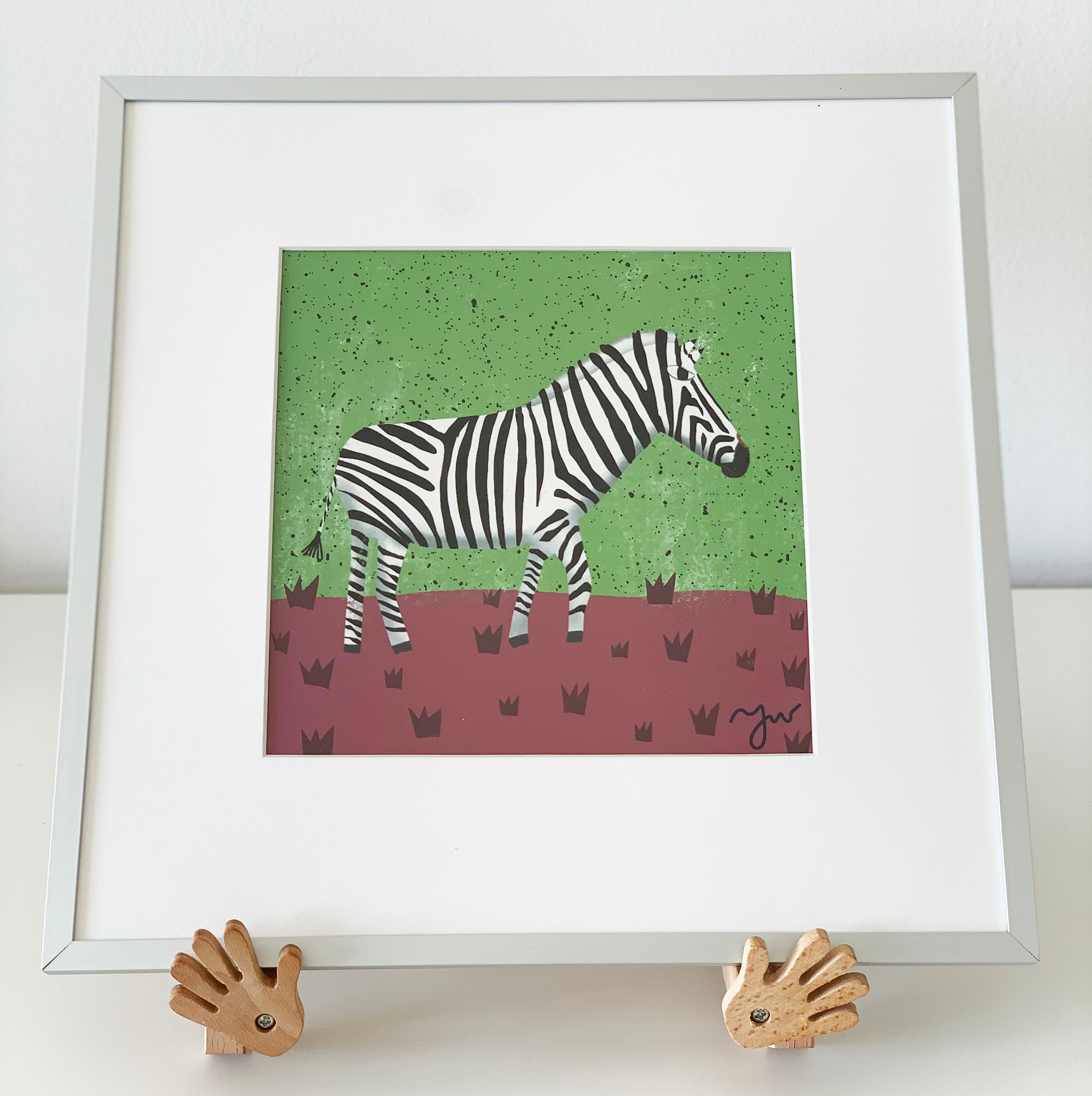 Zebra Printable POSTER, Original Design, Children Room, Poster Art ...