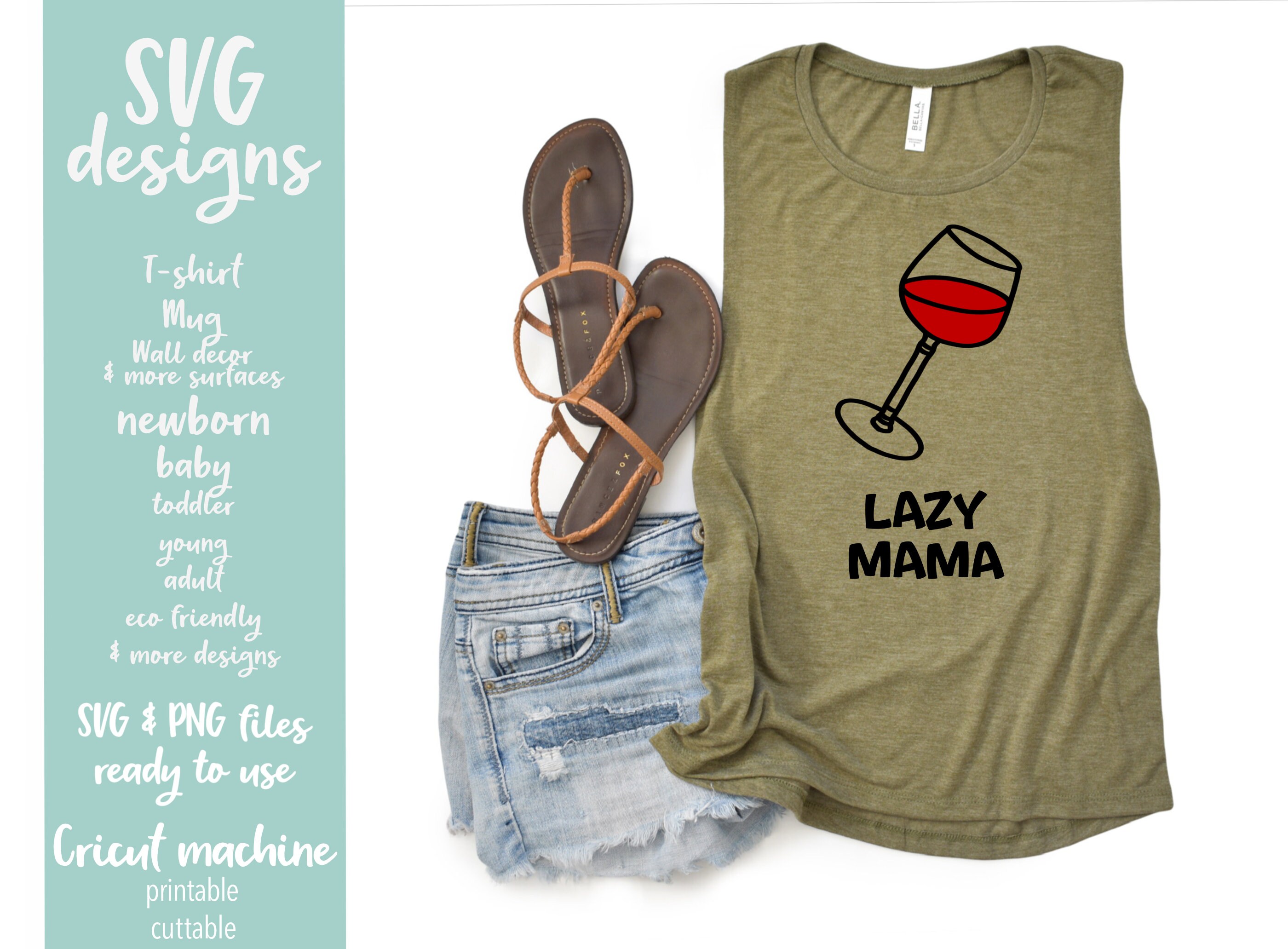 Lazy Mama SVG, Svg File, Png File, Mama Svg, Mother T-shirt, Mother Svg ...