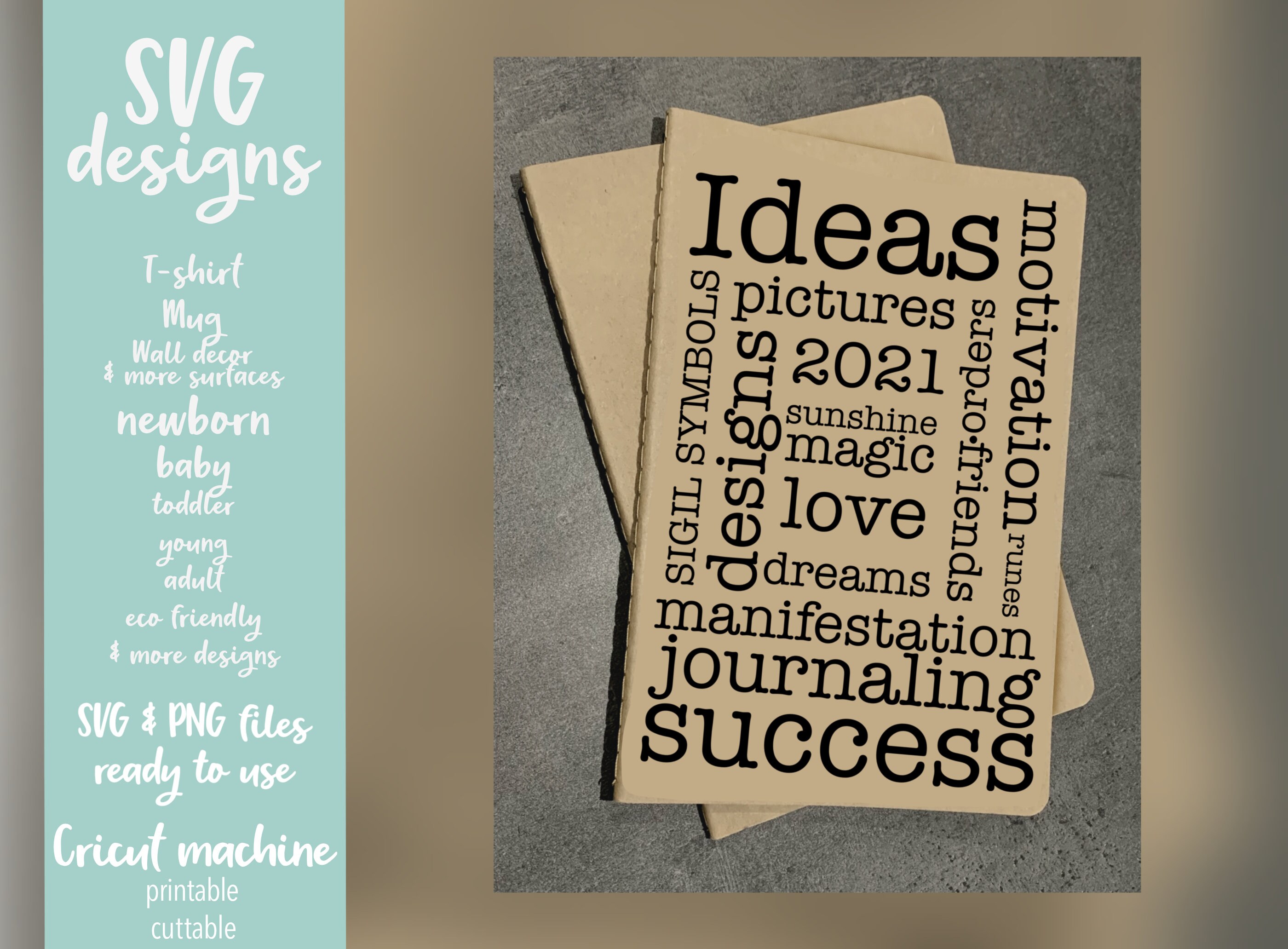 Journal Label SVG, Svg File, Png File, Love Svg, Journal Svg, Baby Tee ...