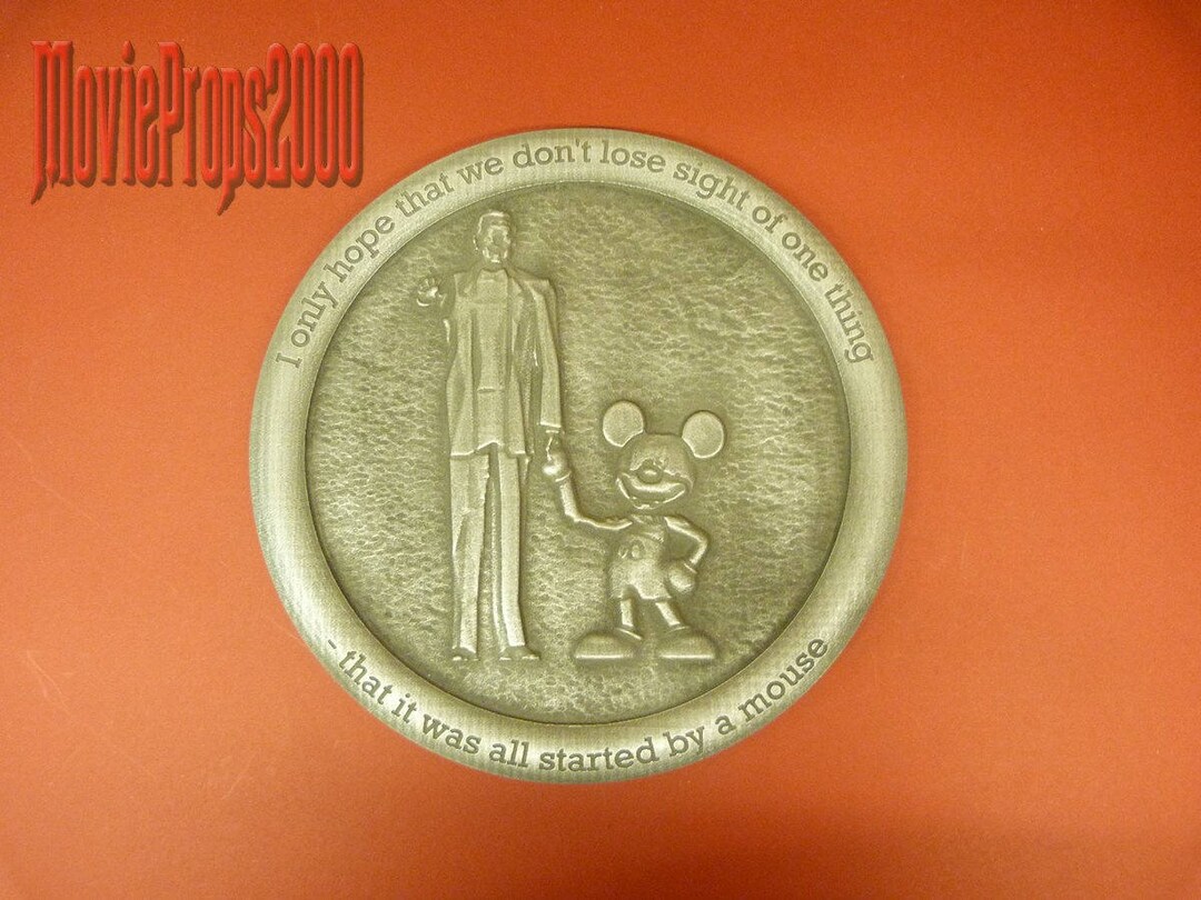 Walt Disney Micky Mouse Inspired Sign Plaque Silver - Etsy