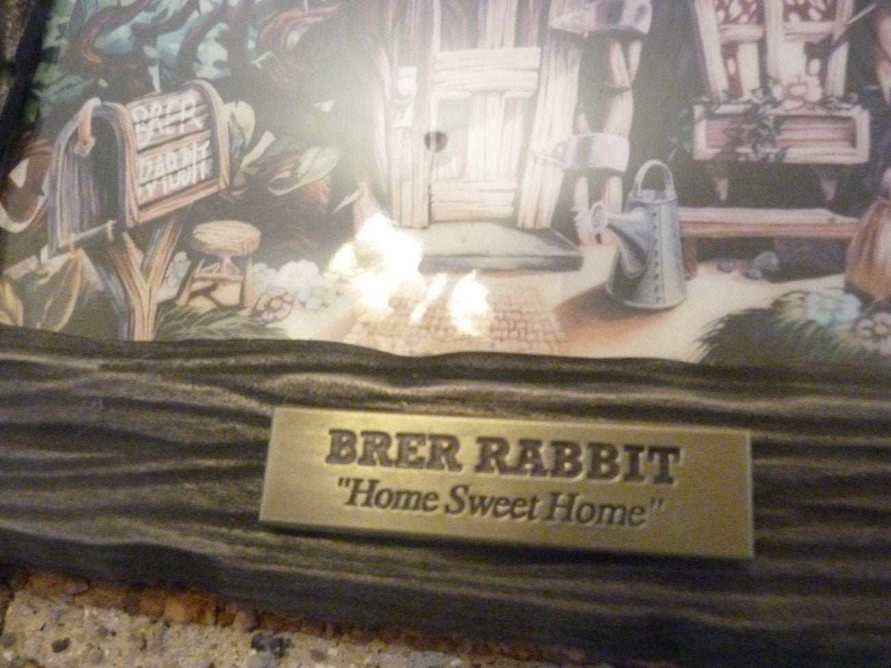 Splash Mountain Brer Rabbit photo ride prop replica at Splash | Etsy