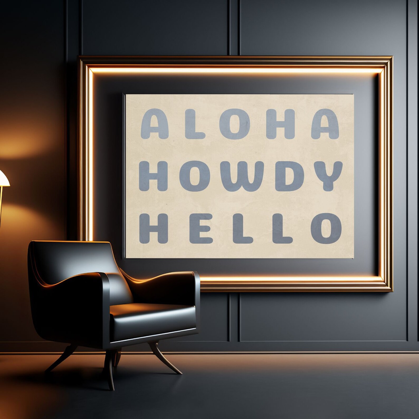 Typography Wall Print Word Wall Art Text Poster Home Décor Gift for ...