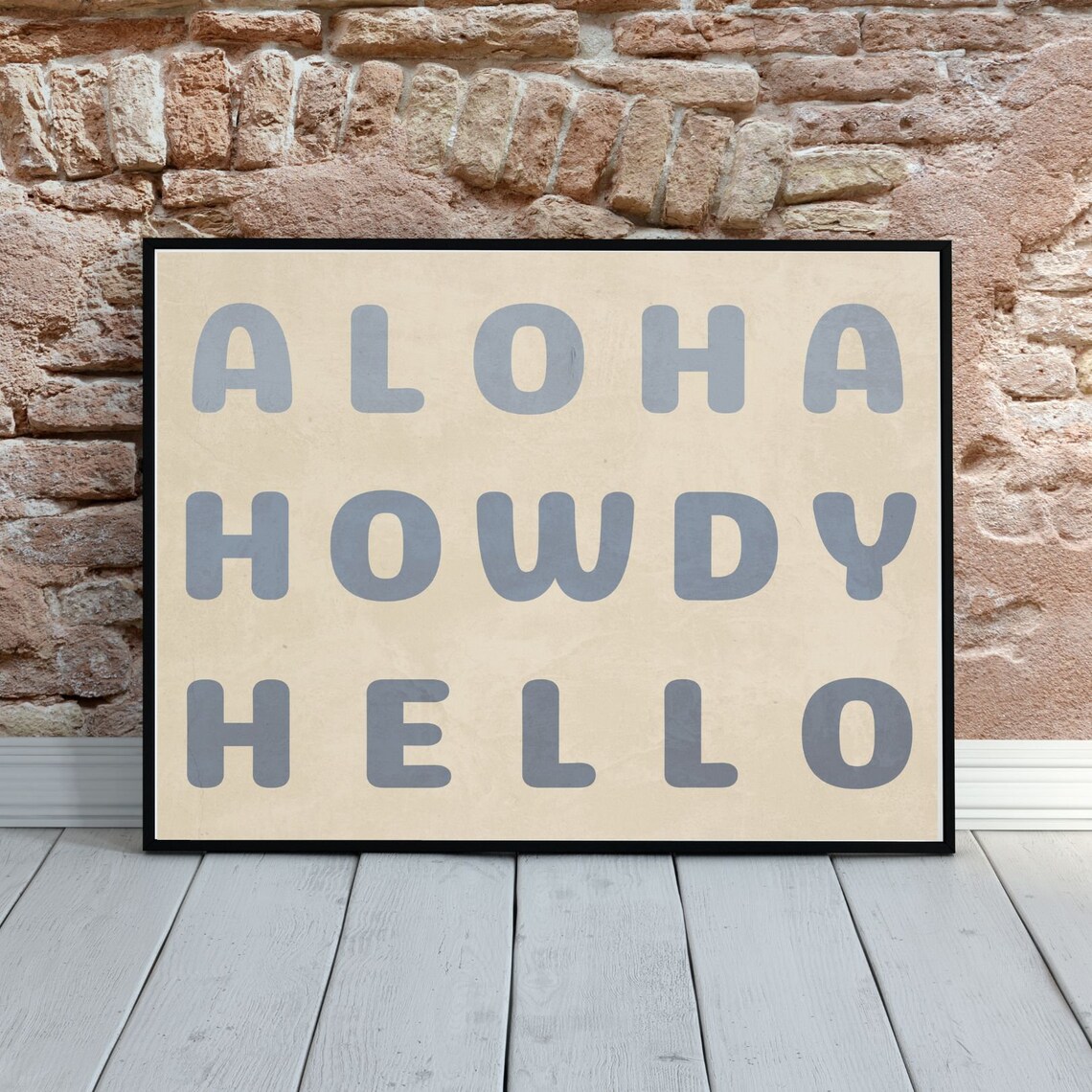 Typography Wall Print Word Wall Art Text Poster Home Décor Gift for ...