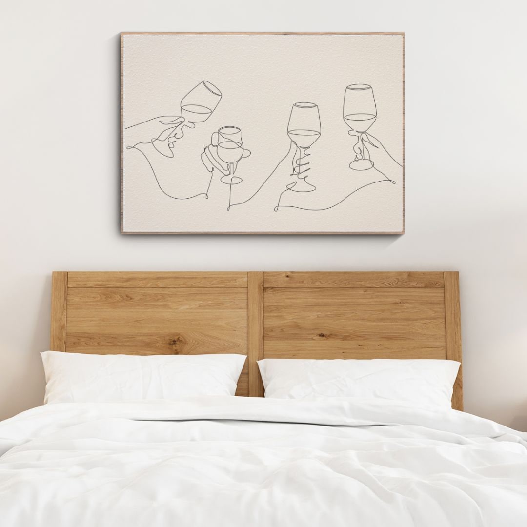 Line Art Bar Print Line Drawing Artwork Minimalist Home Office Décor ...