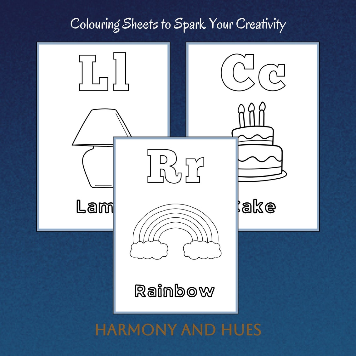 Alphabet A-Z Printable Colouring Pages Kindergarten Coloring Activity ...