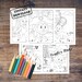Safari Colouring Printable Pages Animal Kid Activity Coloring Sheet ...
