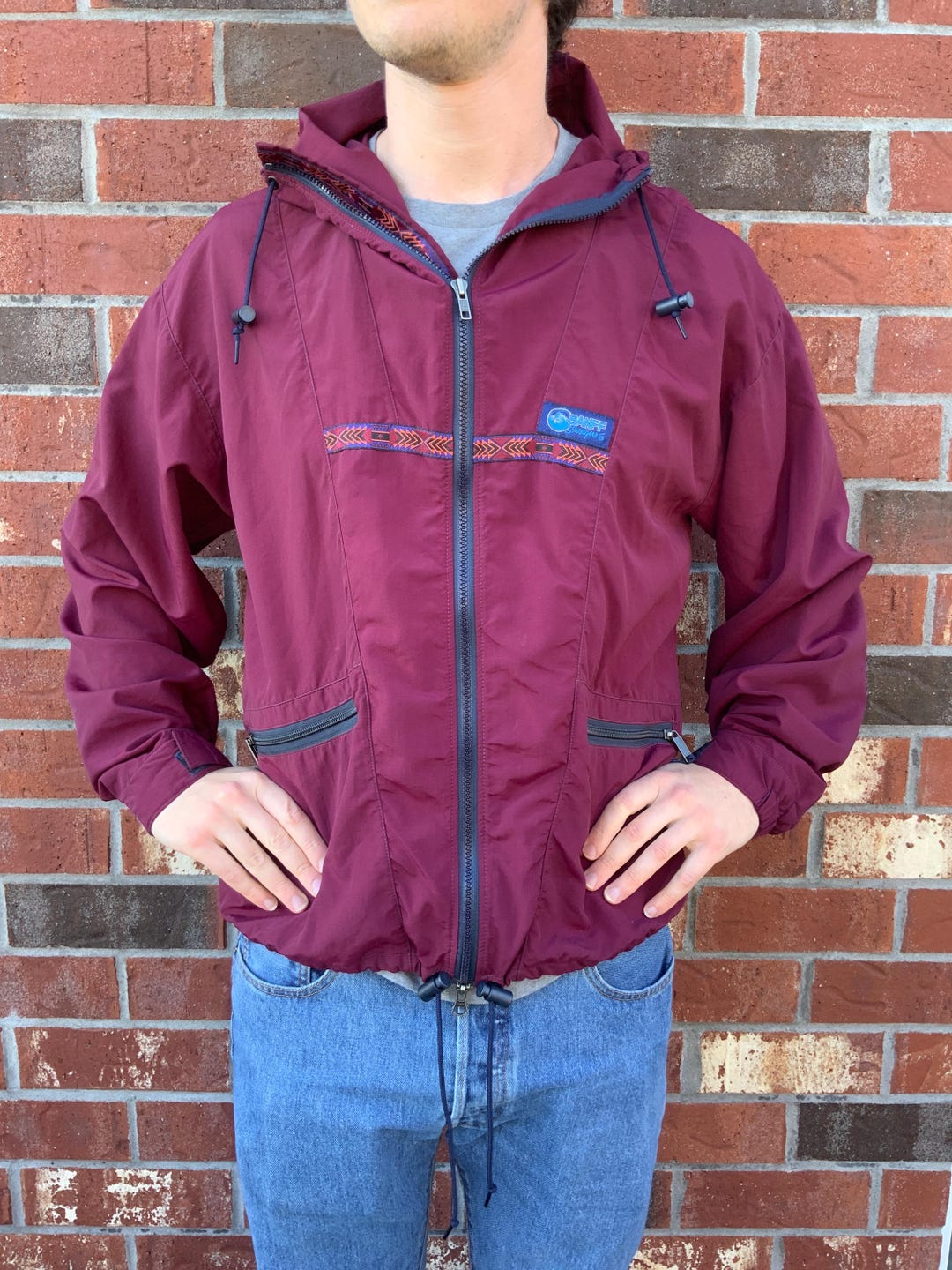 Vintage Banff Designs Wind Breaker, 80s, 90s, Made in Canada, L - Etsy