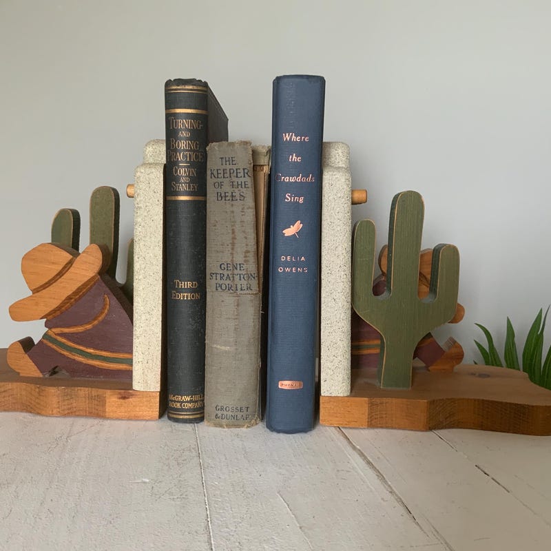 Handmade Bookends - Etsy