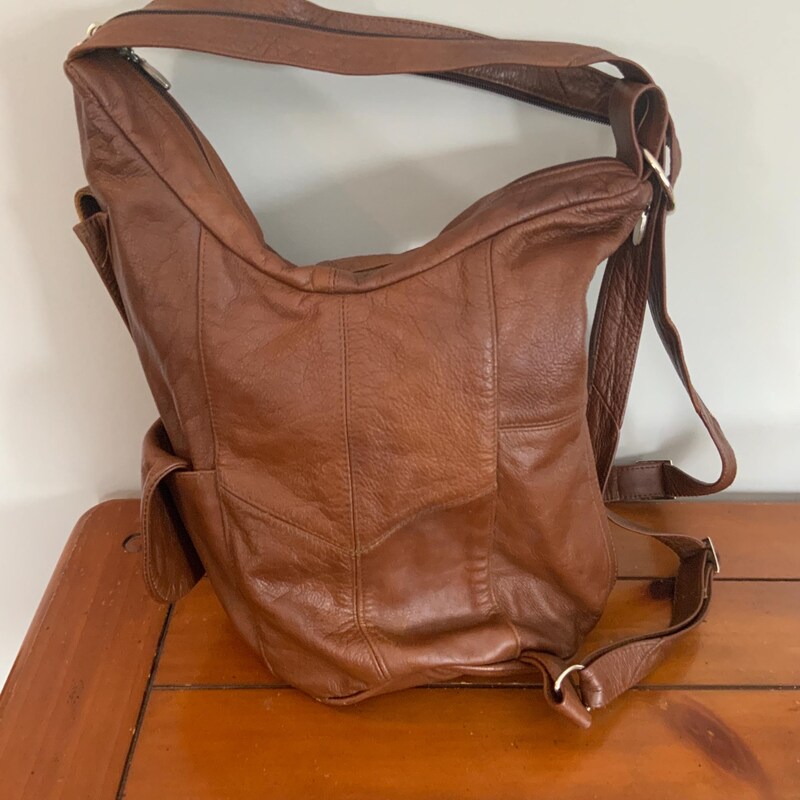 Boho Leather Backpack - Etsy