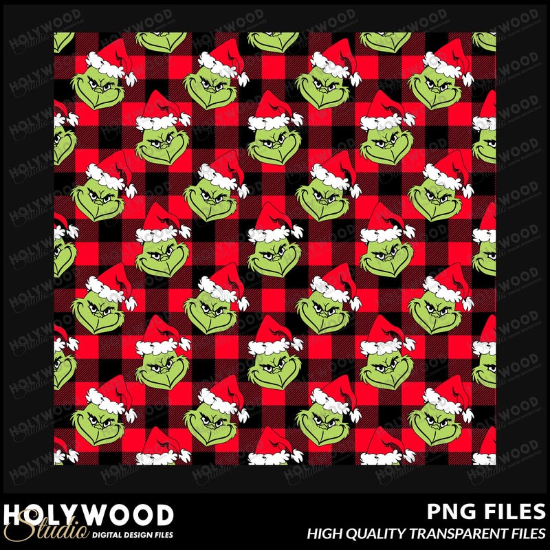 Grinch Pattern - Etsy