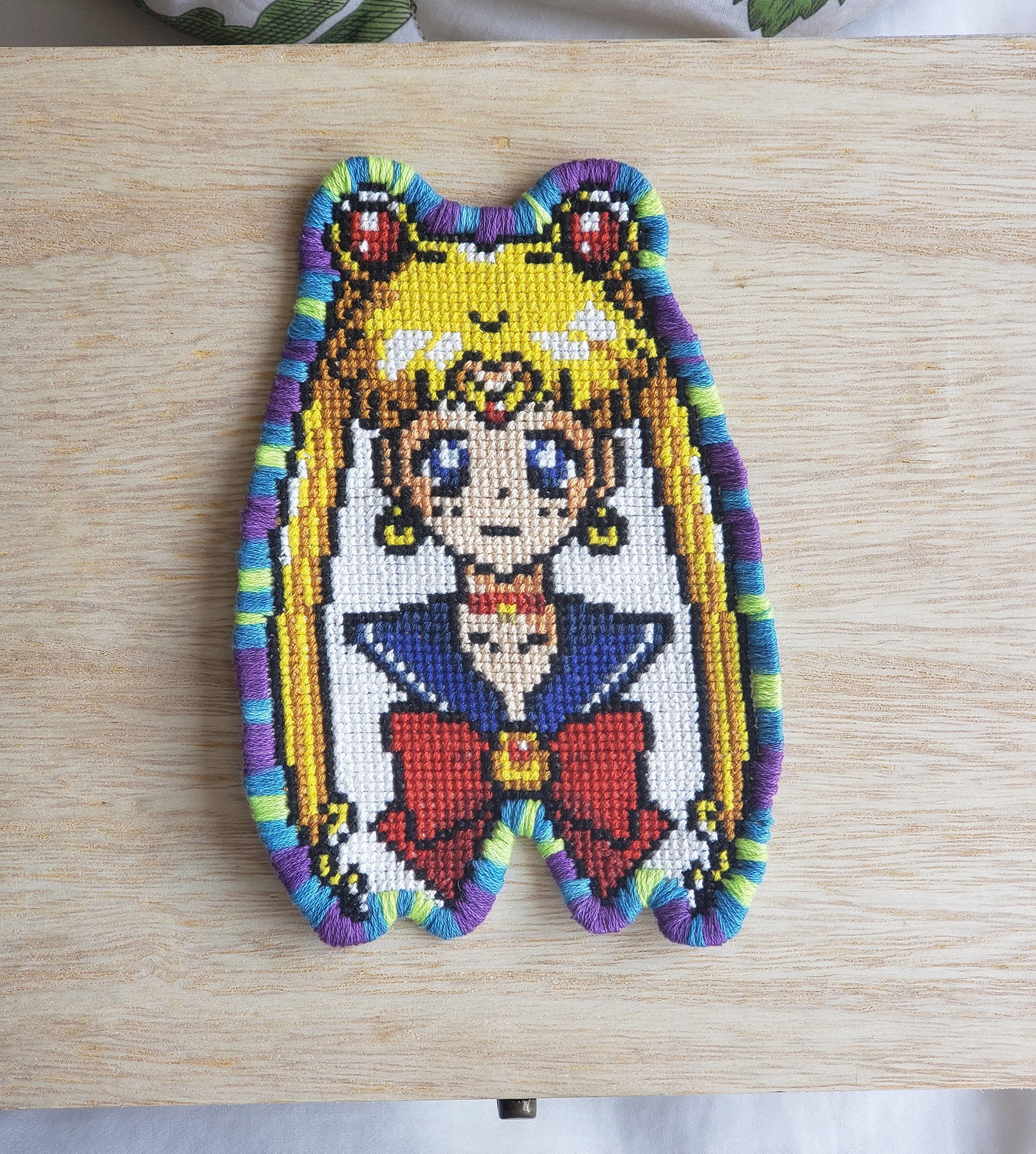 Sailor Moon Cross Stitch Patch - Etsy
