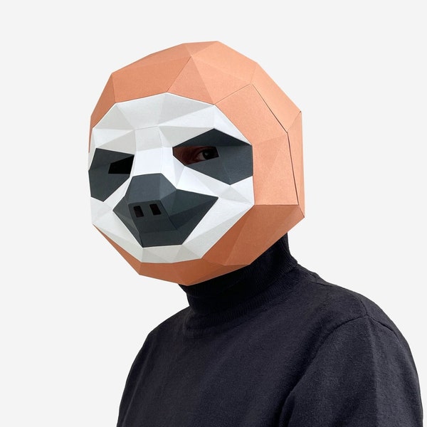 Sloth Mask - Etsy