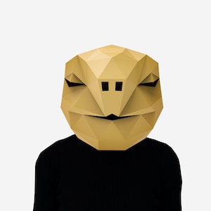 Turtle Mask, Tortoise Paper Craft Template, DIY Printable Animal Mask ...