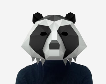 Hippopotamus Mask, Paper Craft Template, DIY Printable Hippo Animal ...