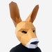 Kangaroo Mask, Paper Craft Template, DIY Printable Animal Mask, Instant ...