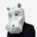 Hippopotamus Mask, Paper Craft Template, DIY Printable Hippo Animal ...