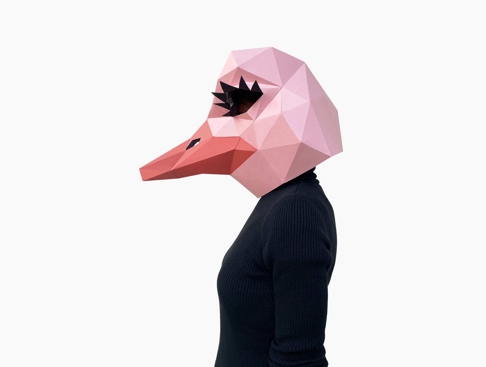 Printable Bird Mask, Ostrich Mask - DIY Costume for Kids and Adults ...