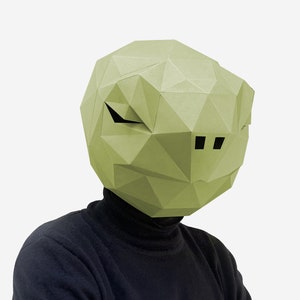 Turtle Mask, Tortoise Paper Craft Template, DIY Printable Animal Mask ...