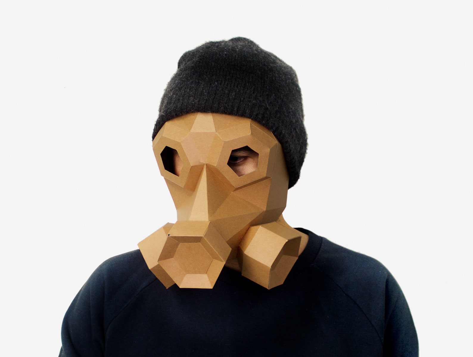 DIY Gas Mask Steampunk Mask 3D Paper Craft Template | Etsy Canada