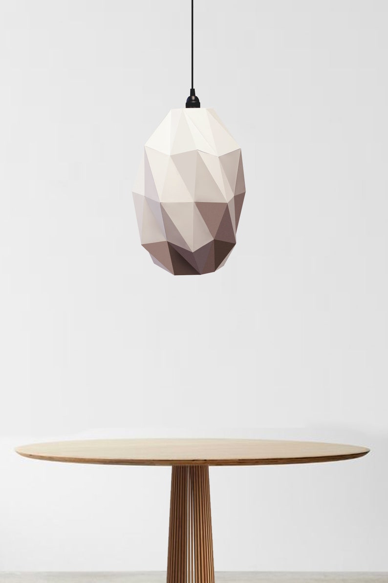 DIY Origami Lamp Shade Geometric Paper Lampshade kumo - Etsy