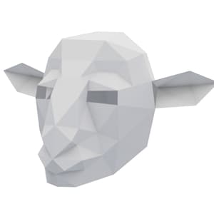 DIY Sheep Mask, Paper Craft Template, Halloween Mask, Printable Mask ...
