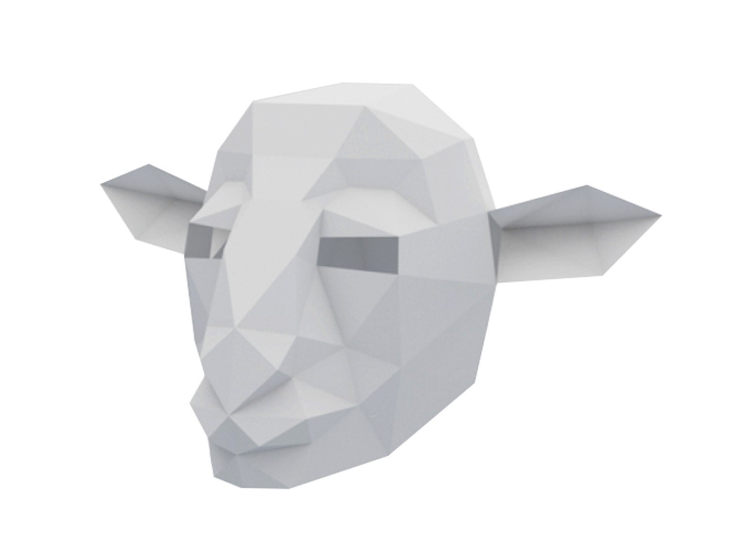 DIY Sheep Mask Paper Craft Template Halloween Mask - Etsy