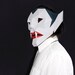 DIY Vampire Mask, Dracula Mask, 3D Paper Craft Template, Halloween Mask ...