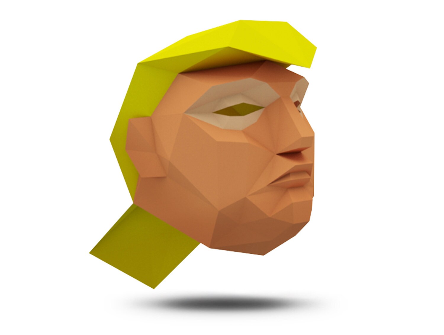 Donald Trump Mullet Mask, DIY Printable Paper Mask (PDF Download) - Etsy