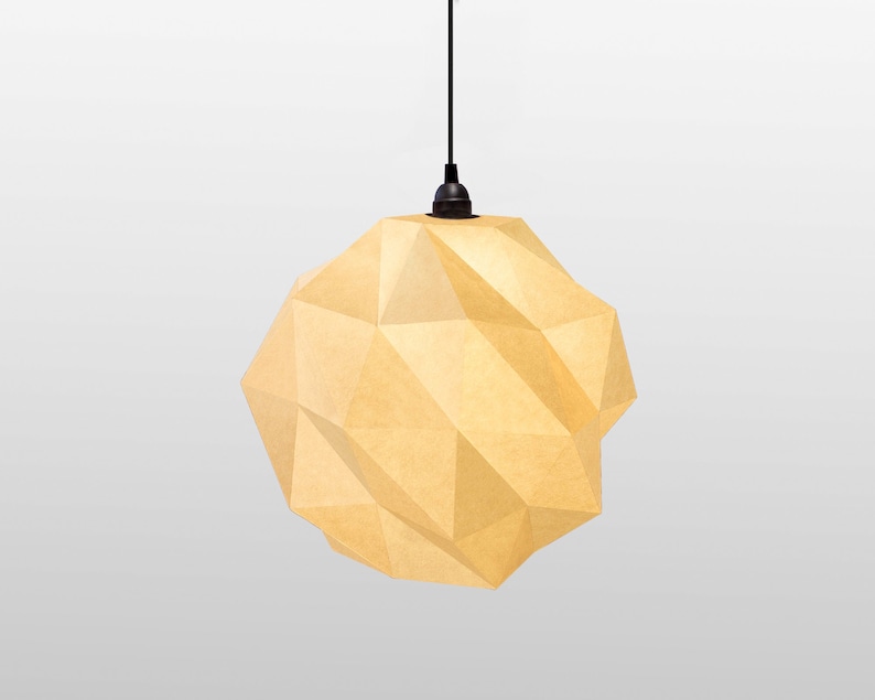 Beautiful DIY Origami Lamp Shade Paper Lampshade - Etsy