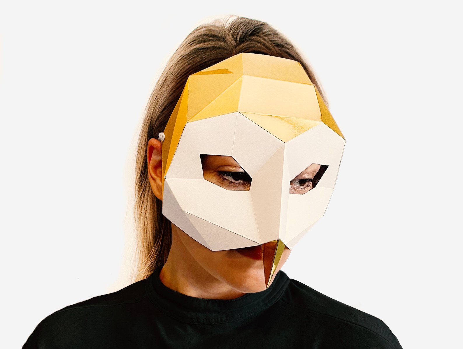 Low Poly Owl Mask, Printable Paper Craft Template (PDF Download) - Etsy