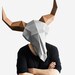 Bison Mask Bison Skull Buffalo Skull DIY Printable Animal - Etsy