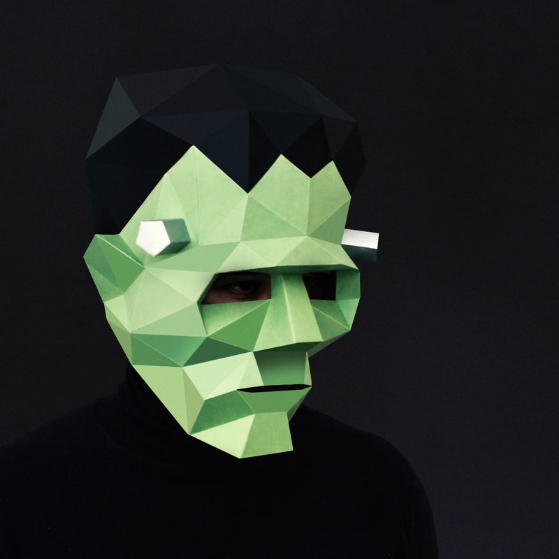 Frankenstein Monster Masks - Etsy UK
