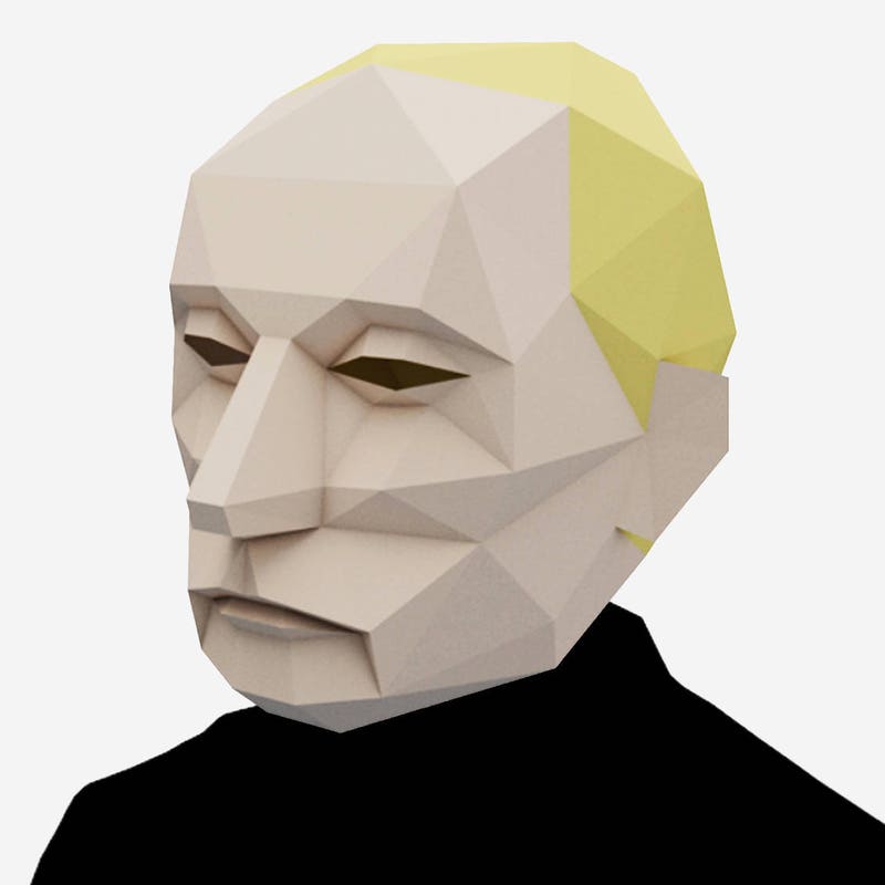 Old Man Mask - Etsy