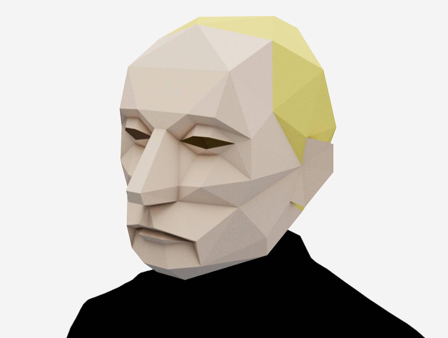 DIY Vladimir Putin Mask 3D Paper Craft Template Halloween - Etsy Canada