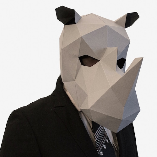 DIY Llama Mask 3D Paper Craft Template Halloween Mask - Etsy