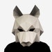 Dire Wolf Mask Wolf Mask Paper Craft Template Halloween - Etsy Canada