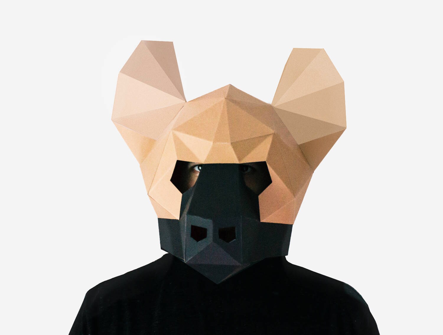 Hyena Mask Hyena Paper Craft Template DIY Printable Animal | Etsy