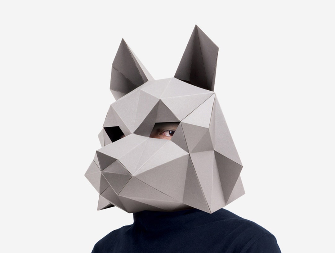 Dire Wolf Mask, Wolf Mask, Paper Craft Template, Halloween Mask ...