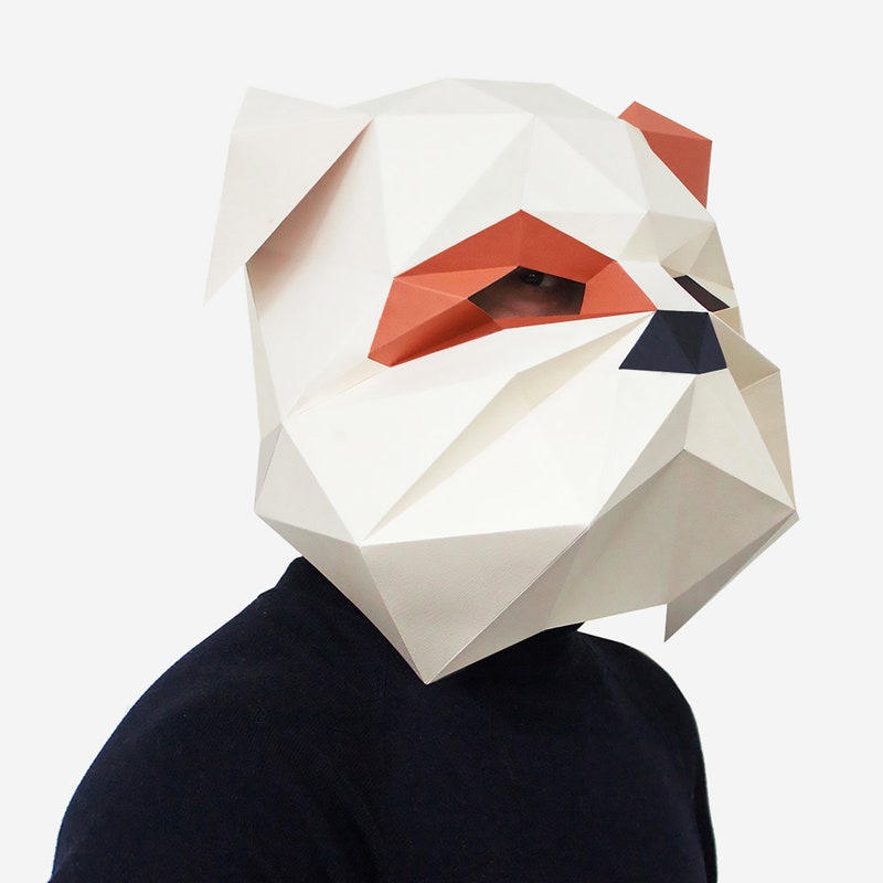 Bulldog Mask - Etsy