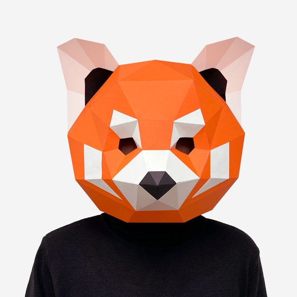 Red Panda Mask - Etsy