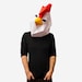 Rooster Mask Paper Craft Template DIY Printable (Instant Download) - Etsy