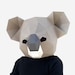 Cute Koala Mask, Koala Bear Paper Craft Template, DIY Printable Animal ...