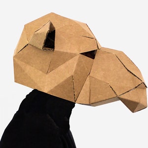 DIY Camel Mask, Paper Craft Template, Halloween Mask, Printable Animal ...