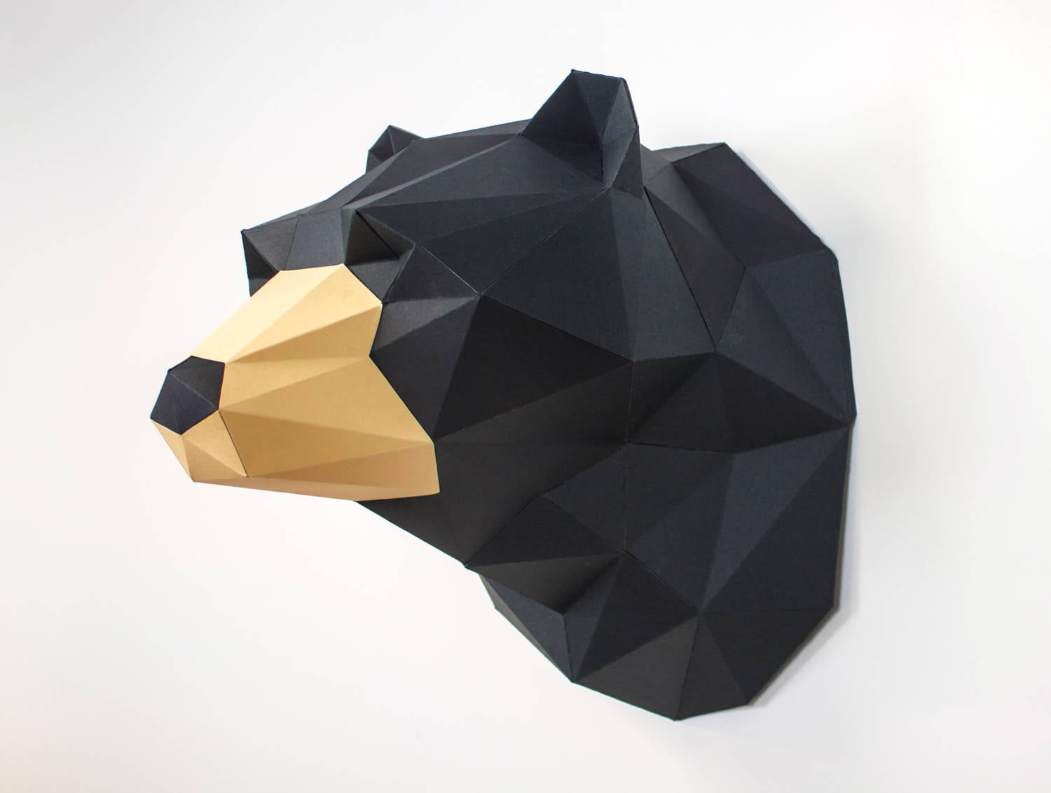 Bear Papercraft 3D Paper Craft Bear Sculpture DIY 3D - Etsy Australia