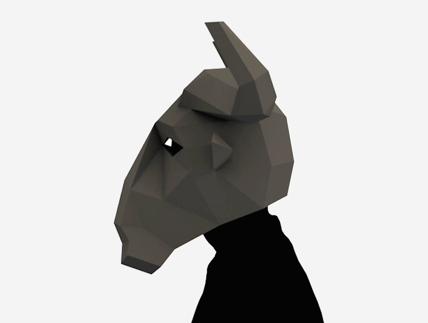 Wildebeest Mask Gnu Mask DIY Printable Animal Mask Instant - Etsy UK