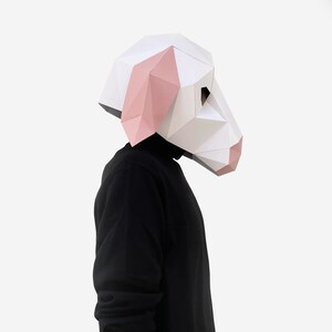 Cute Paper Sheep Mask Template, DIY Printable Lamb Mask, Instant Pdf ...