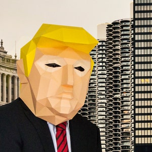 Donald Trump Mask, Politician Mask, DIY Donald Trump Paper Mask, Donald ...