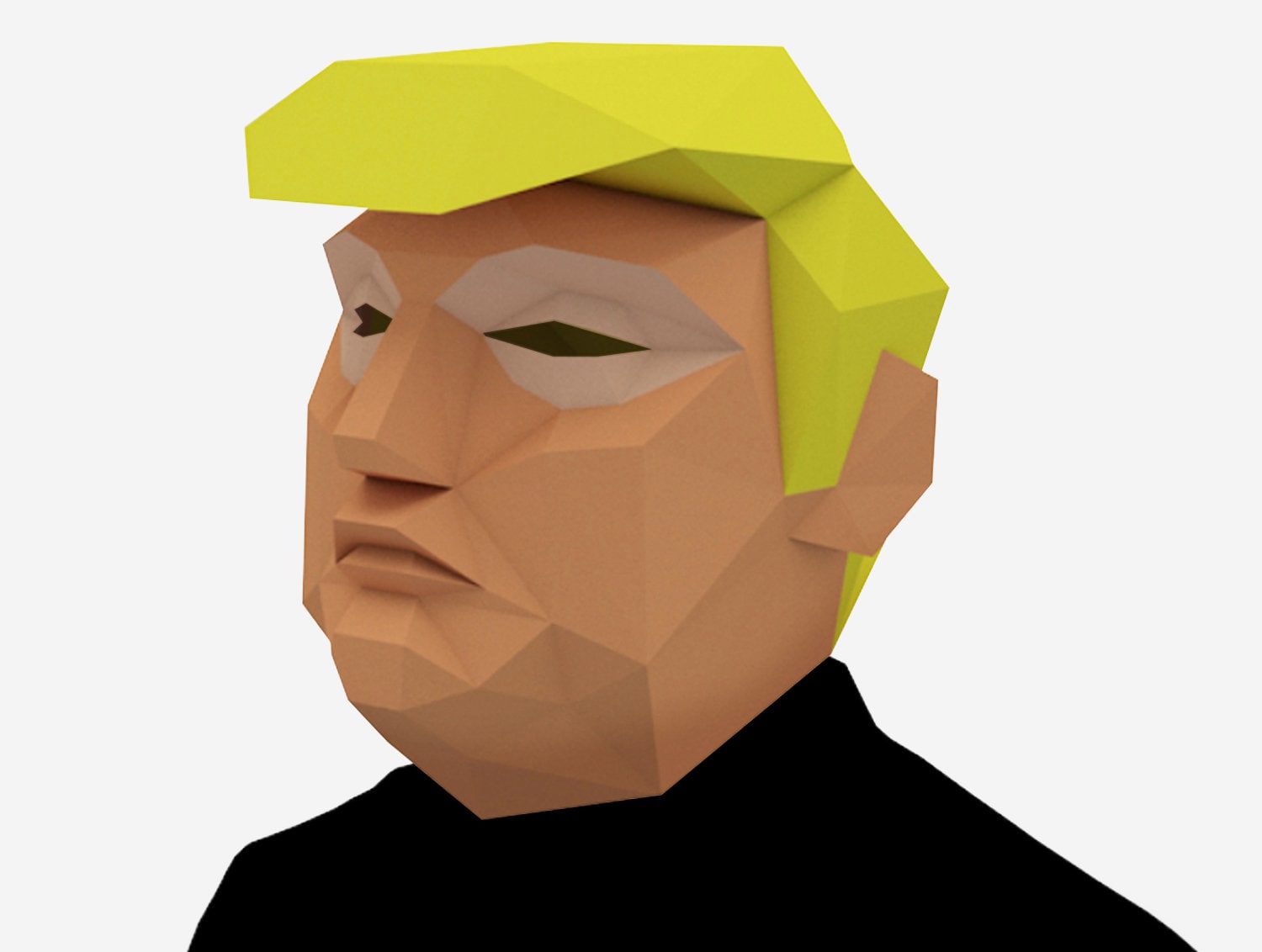 Donald Trump Mask Politician Mask DIY Donald Trump Paper - Etsy