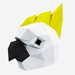 DIY Cockatoo Mask, Bird Mask, Halloween Mask, Paper Craft Template ...